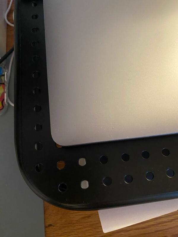 Mind Reader Mind Reader Metal Monitor Stand Riser, Chord Management For ...