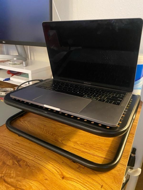 Mind Reader Metal Monitor Stand Riser, 2 Pack, Black - Macy's