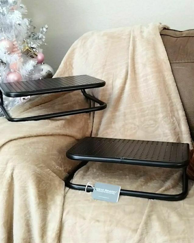 Mind Reader Metal Monitor Stand Riser, 2 Pack, Black - Macy's