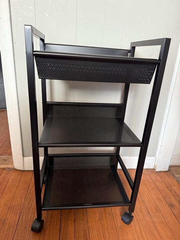 Mind Reader Black Office cart in the Office Carts & Printer Stands ...