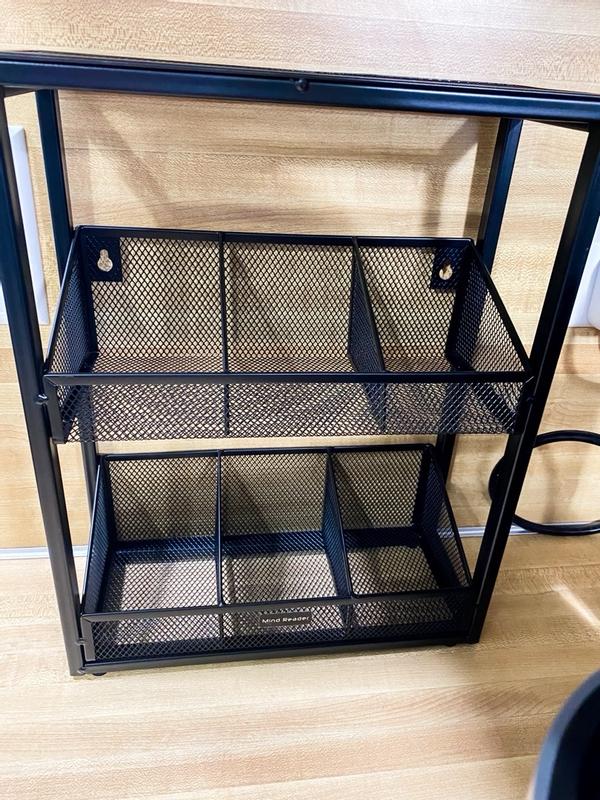 Mind Reader Mind Reader Network Collection, 2 Tier Tea Box Organizer ...