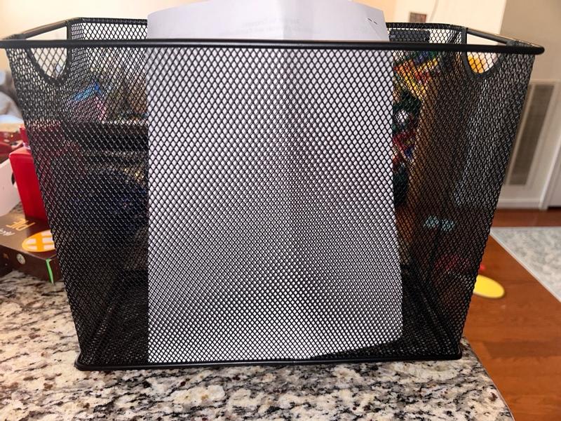 Mind Reader Mind Reader Desktop File Folder Organizer Basket and #91 ...