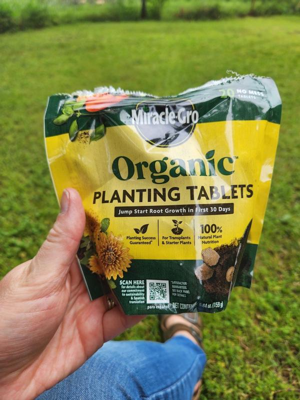 Miracle-Gro Organic 20-Count 3-7-4 Organic Natural Water-soluble ...