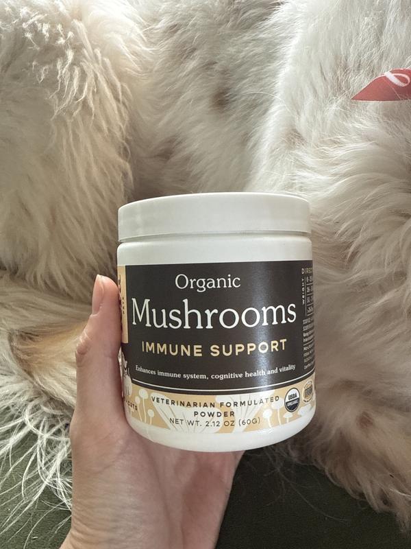 FERA PETS Mushroom Cognitive & Immune Support Powder Supplement for Dog ...