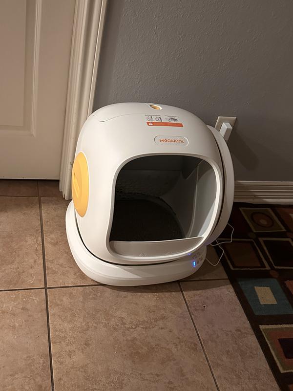 MEOWANT Smart WiFi Enabled Automatic Self-Cleaning Cat Litter Box ...