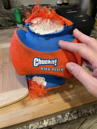 CHUCKIT! Kick Fetch Ball Dog Toy, Large - Chewy.com