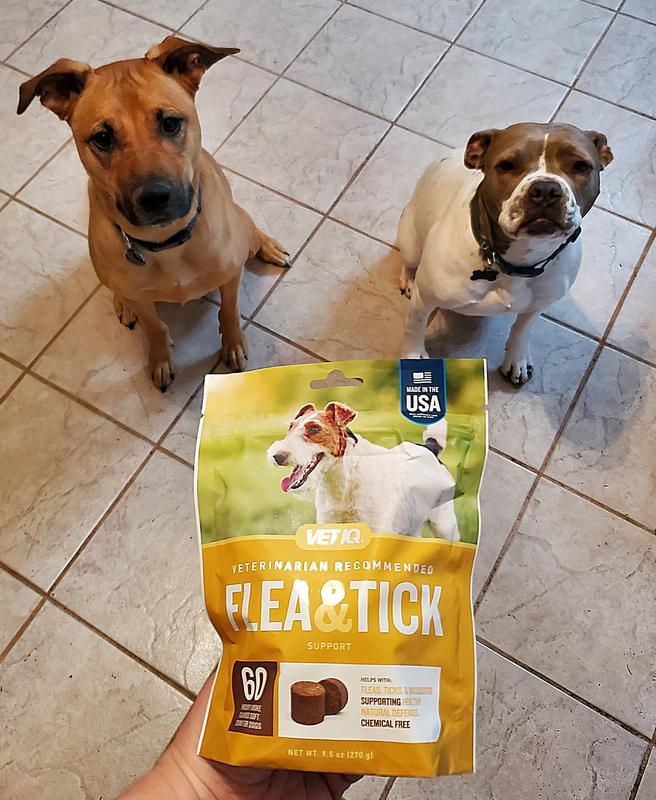 VETIQ Hickory Smoke Flavored Soft Chews Flea & Tick Support for Dogs, 9 ...