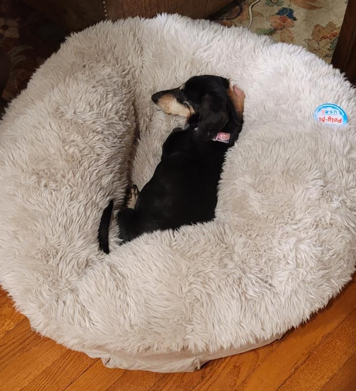 BEST FRIENDS BY SHERI Ultra Calming Orthopedic Pouf Luxury Donut Dog ...