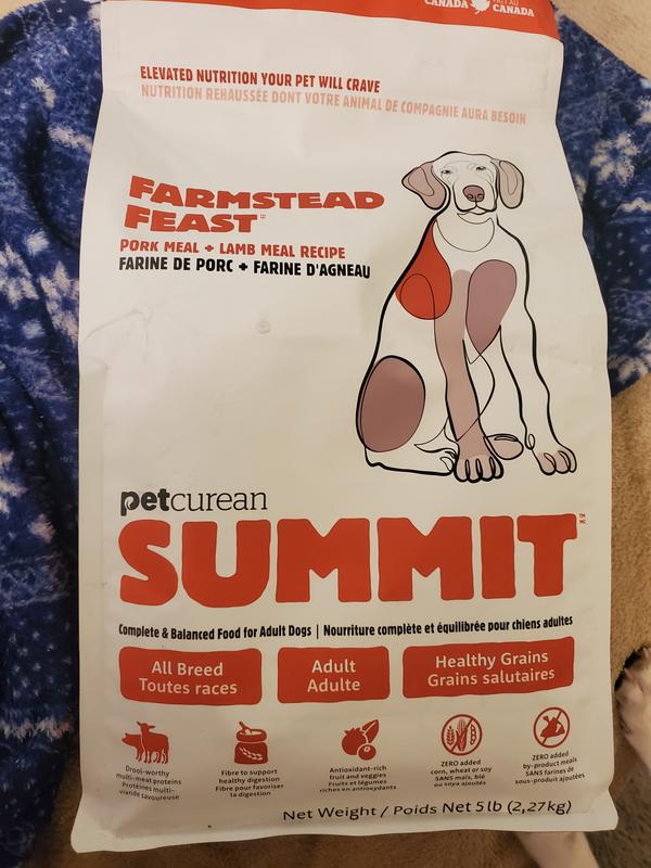 PETCUREAN SUMMIT Farmstead Feast Adult Dry Dog Food, 25-lb bag - Chewy.com