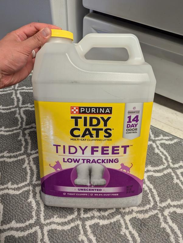 TIDY CATS Tidy Feet Clumping Low Tracking Cat Litter with Odor Control ...