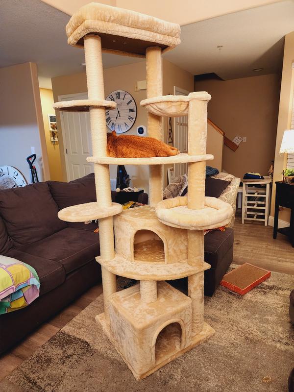 FRISCO 76-in XXL Heavy Duty Cat Tree, Gray - Chewy.com