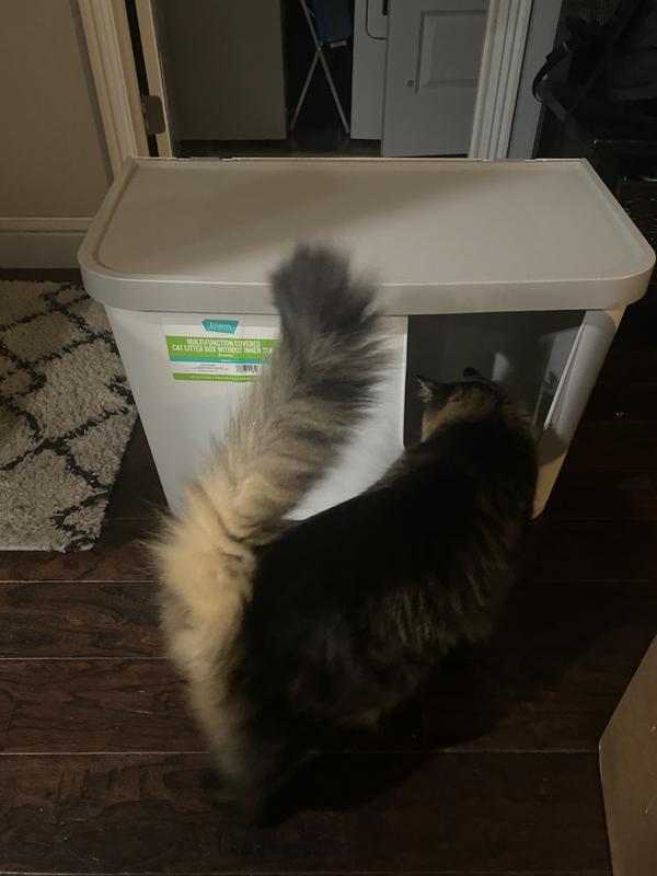 FRISCO Multi-Function Covered Cat Litter Box, 29-in, Without Tray ...
