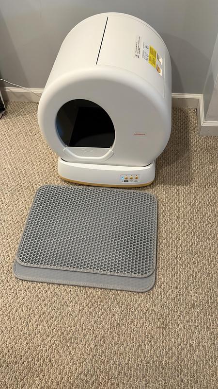 MEOWANT Smart WiFi Enabled Automatic Self-Cleaning Round Cat Litter Box ...