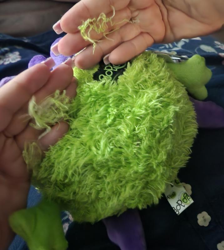 GODOG PlayClean Germs Soft Plush Squeaky Dog Toy, Purple, Large - Chewy.com