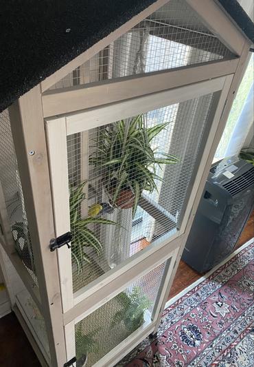 TRIXIE Natura 2-Story Aviary Bird Cage - Chewy.com