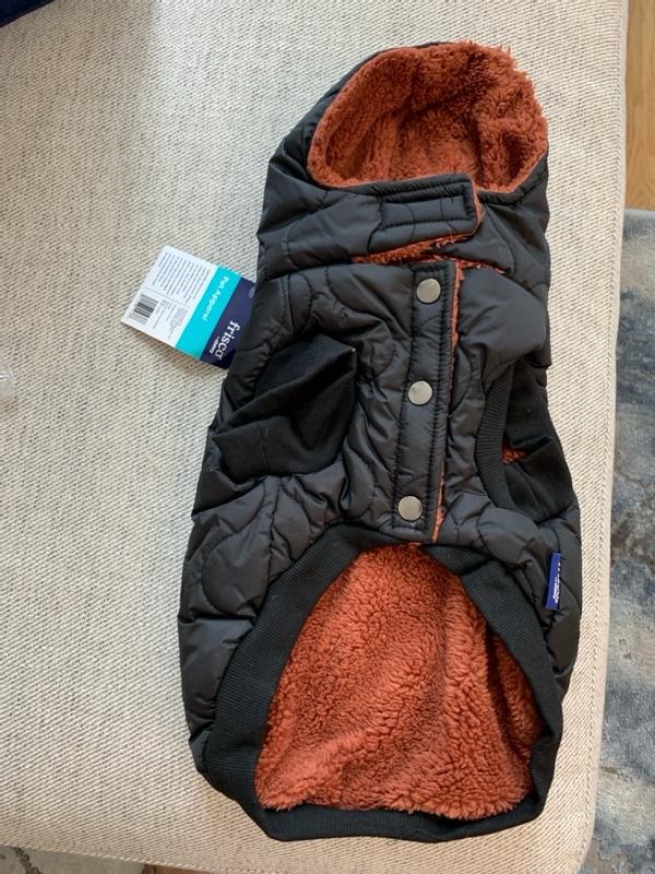 FRISCO Heavy Weight Matte Quilted Volume Dog & Cat Puffer, Burgundy ...