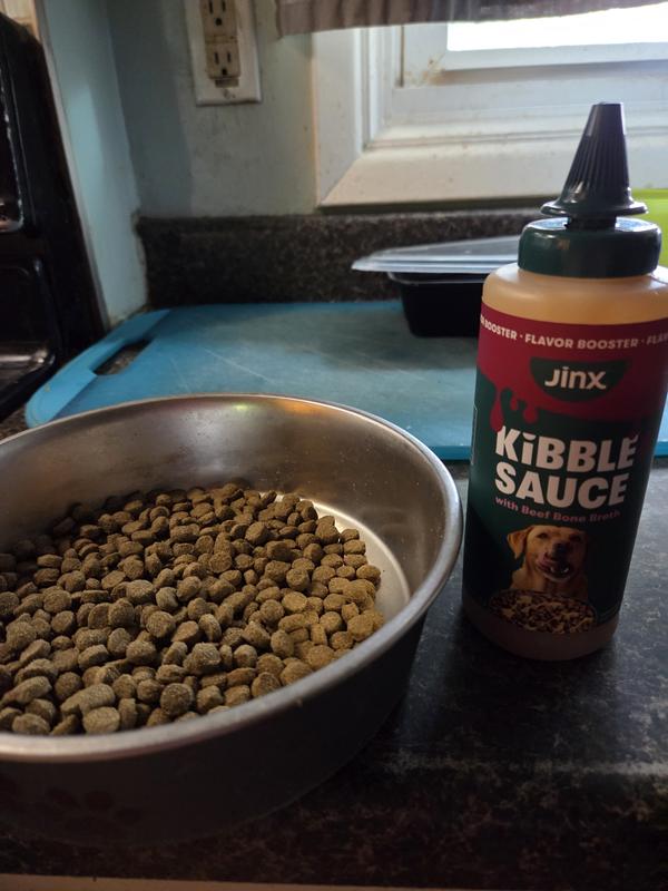 JINX Kibble Sauce Beef Bone Broth Wet Dog Food Topper, 12-fl oz bottle ...
