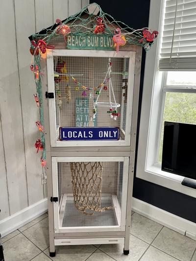 Out of Stock - TRIXIE Natura 2-Story Aviary Bird Cage - Chewy.com