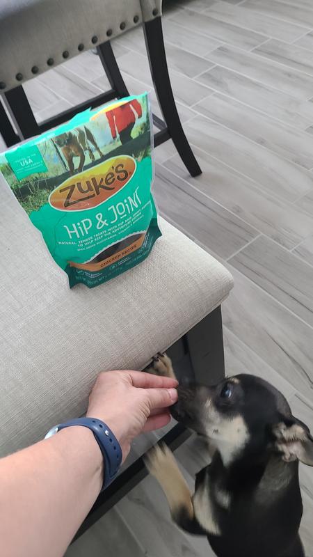 ZUKE'S Hip & Joint Natural Bag of Treats Hip & Joint Support Chicken ...