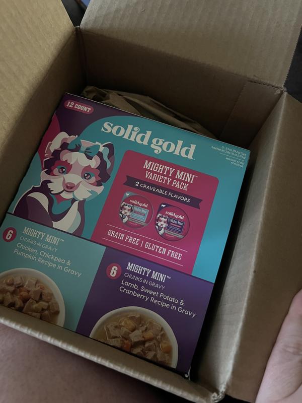 SOLID GOLD Mighty Mini Small & Toy Breed Grain-Free Variety Pack Wet ...