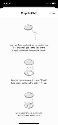 CHIPOLO ONE Bluetooth Dog, Cat & Horse Tag, White - Chewy.com