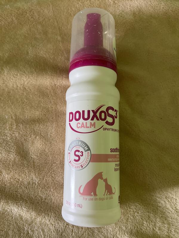 DOUXO S3 CALM Soothing Itchy, Hydrated Skin Dog & Cat Mousse, 5.1-fl oz ...