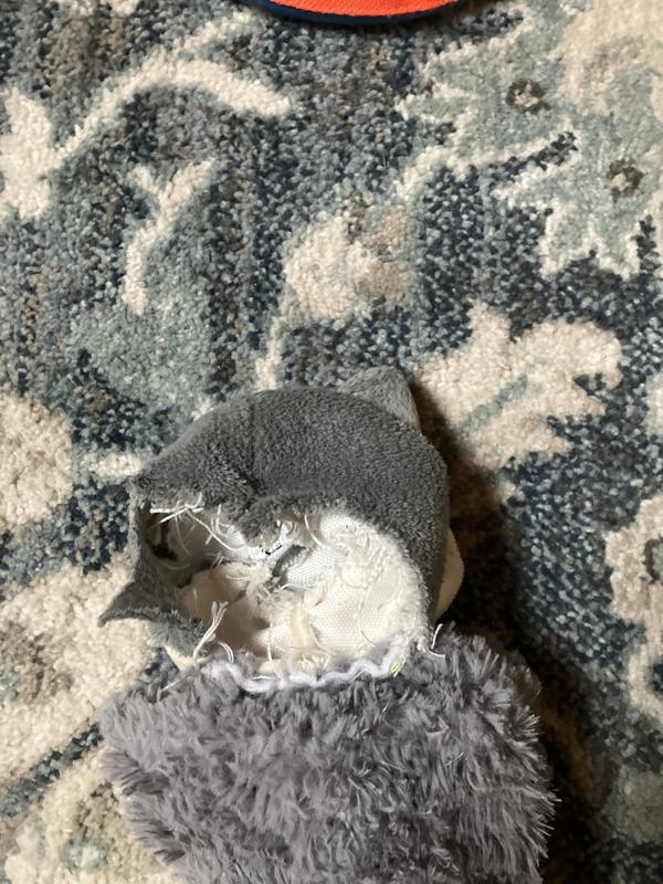 SNUGGLE PUPPY Tender-Tuffs Fox Tough Squeaky Dog Bottle Fill Toy ...