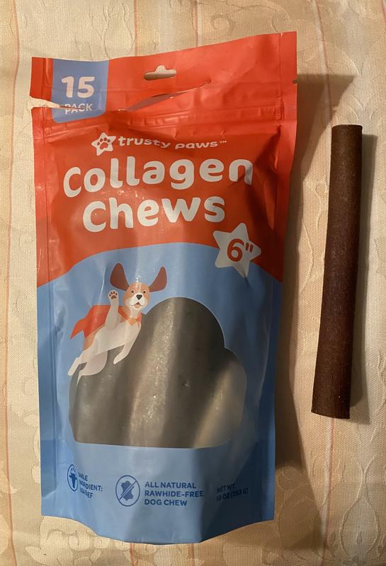 TRUSTY PAWS Beef Collagen Chews Dog Treats, 20-oz bag - Chewy.com