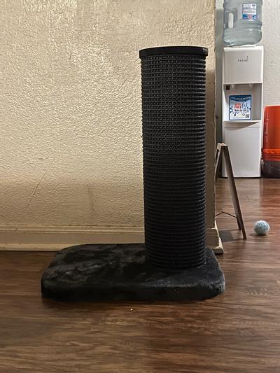 TWO BY TWO City Cat Deluxe European 24-in Faux-Fur Cat Scratching Post ...