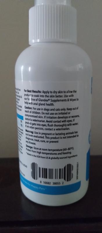 VETNIQUE LABS Glandex Anal Gland Medicated Anti Itch Spray for Dogs ...