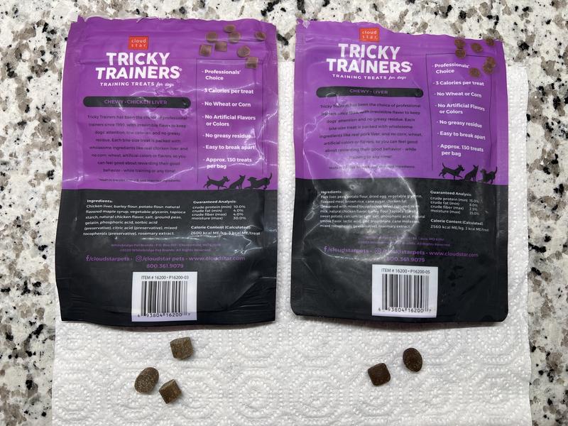 CLOUD STAR Chewy Tricky Trainers Liver Flavor Dog Treats, 5-oz bag ...
