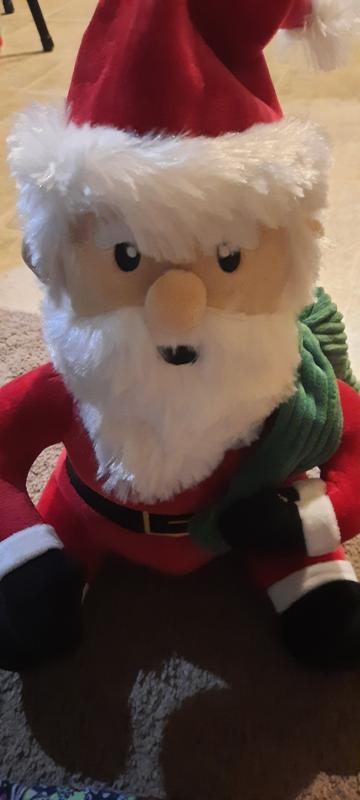 Discontinued - FRISCO Holiday Santa Claus Plush Squeaky Dog Toy, Medium ...