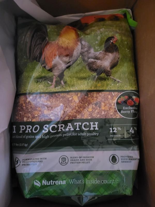 NUTRENA Hi Pro Chicken 12% Protein Scratch Grains & Protein Pellets, 7 ...