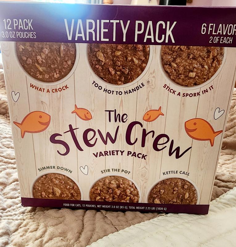 WERUVA Classic Stews The Stew Crew Variety Pack Grain-Free Wet Cat Food ...