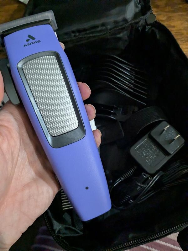 ANDIS Easy Clip Cordless II Dog, Cat & Small Pet Clipper Kit, Purple ...