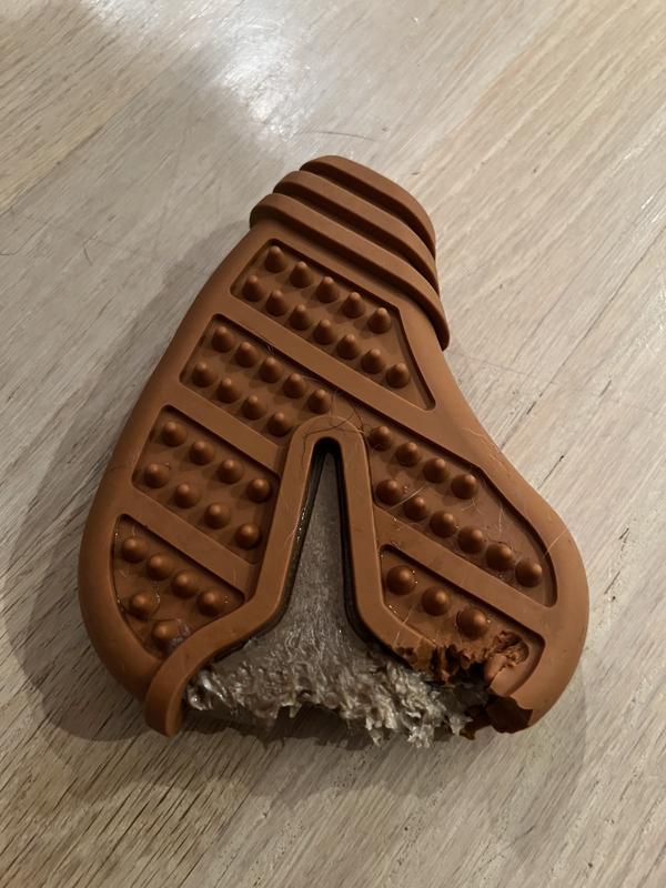 FRISCO Beef Flavored Steak Rubber & Nylon Chew Dog Toy for Heavy ...