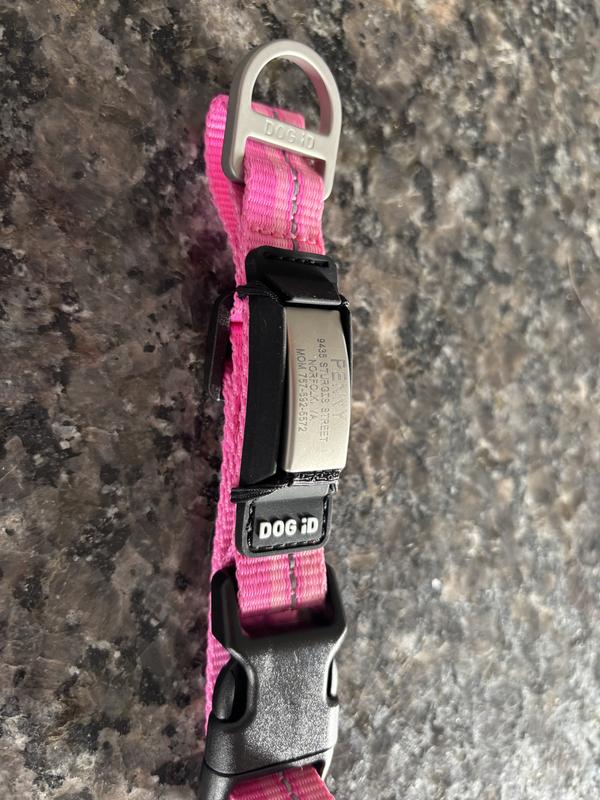 Out of Stock - DOG ID The Rock Solid Personalized ID Tag Dog Collar ...