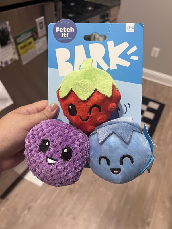 BARK Wild Berry Bunch 3-in-1 Plush Dog Toy - Chewy.com