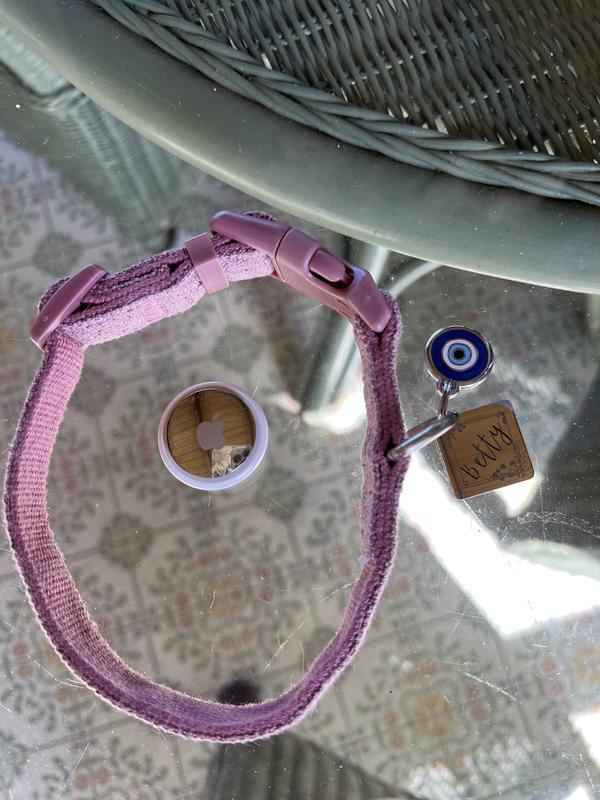 RED DINGO Evil Eye Stainless Steel Personalized Dog & Cat ID Tag, Small ...