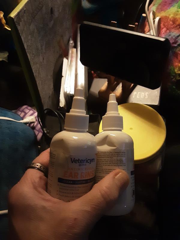 VETERICYN Plus Antimicrobial Pet Ear Rinse, 3-fl oz bottle - Chewy.com