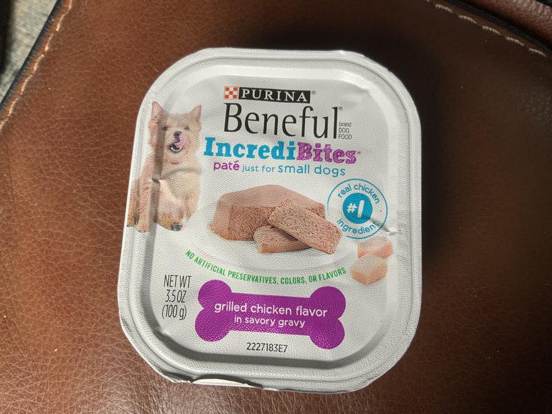 PURINA BENEFUL IncrediBites Grilled Chicken Flavor in a Savory Gravy ...