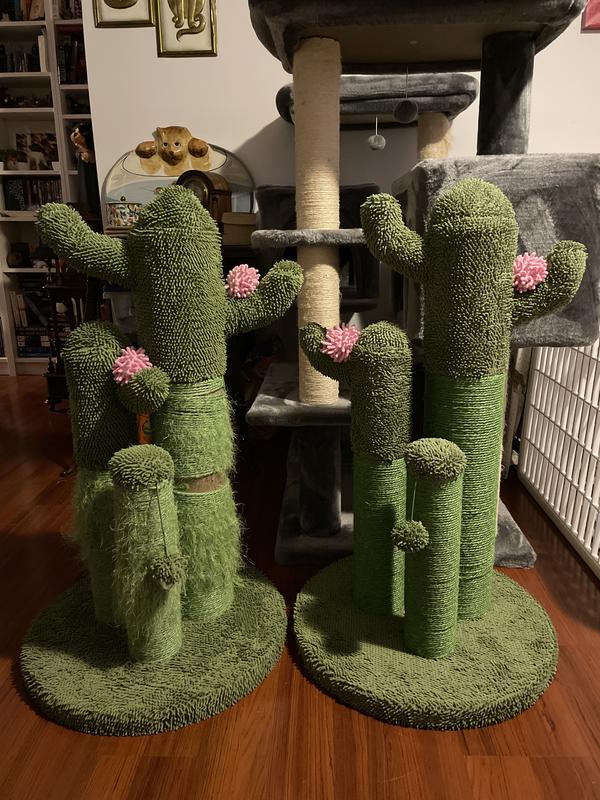 FRISCO Cactus Cat Scratching Post, 31-in, Tri-post - Chewy.com