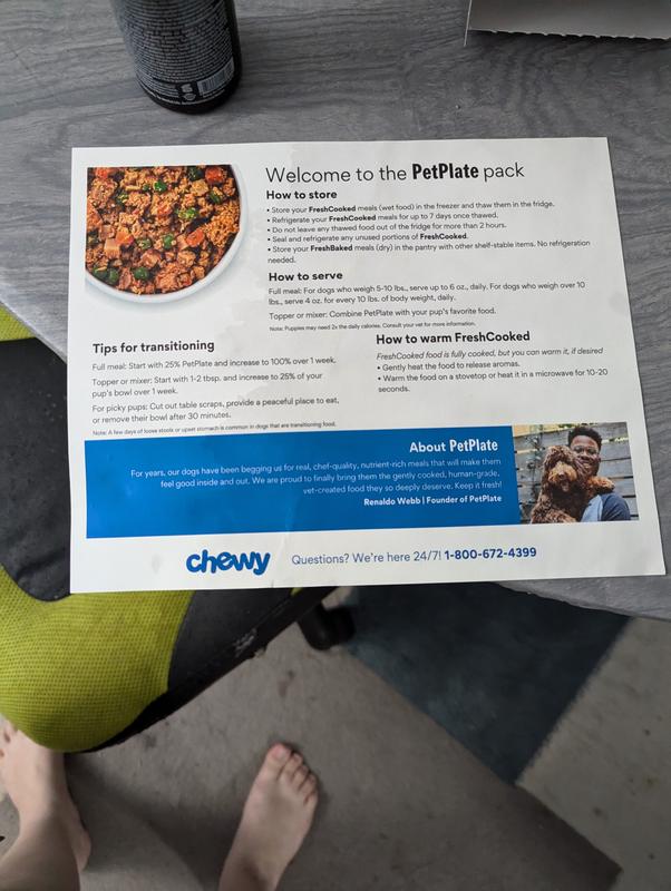 PETPLATE Human Grade Chicken Starter Pack Fresh Wet & Air-Dried Baked ...