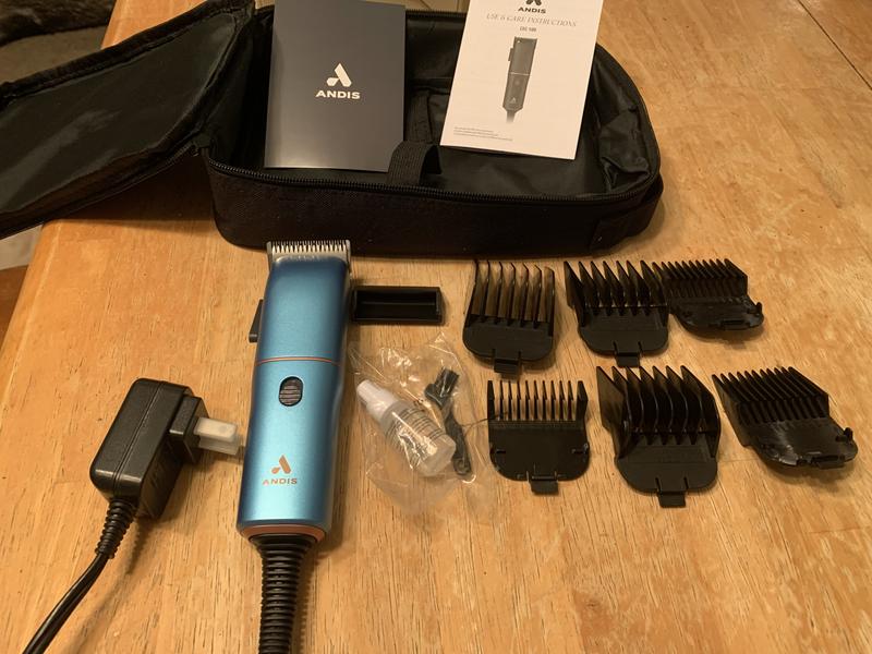 ANDIS Easy Clip Dog, Cat & Small Pet Corded Clipper, Blue - Chewy.com