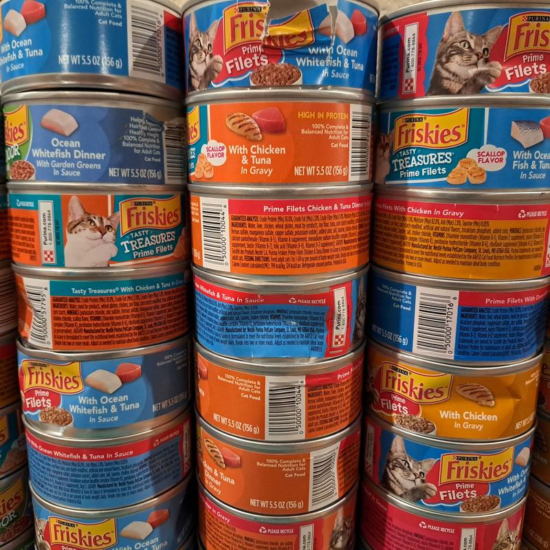 FRISKIES Oceans of Delight Variety Pack Canned Cat Food, 5.5-oz, case ...