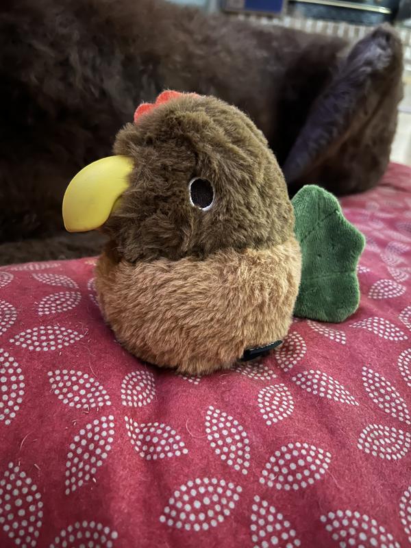 BARK Fowl Play 2-in-1 Plush Exterior with Hard Core Tough Treat ...