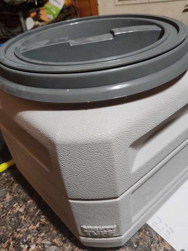 MIGHTY TUFF Airtight Pet Food Storage Container with Built in Handles ...