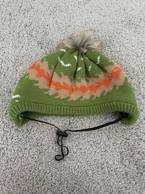 FRISCO Striped Poof Dog & Cat Knitted Hat, X-Large/XX-Large - Chewy.com