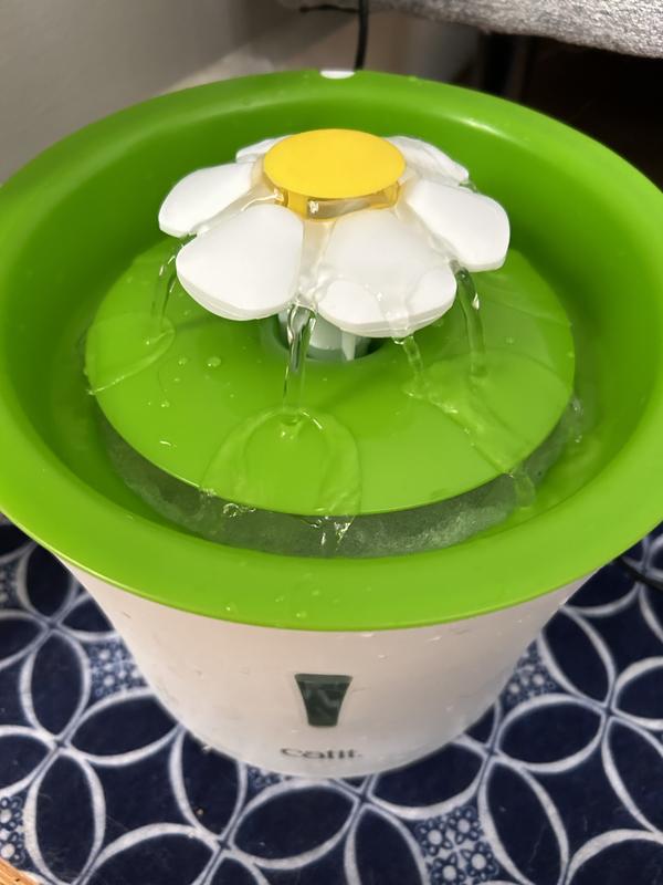 CATIT Flower Plastic Cat Fountain, 100-oz - Chewy.com