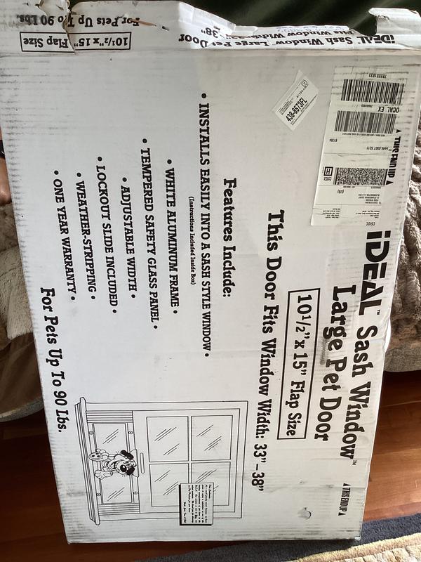 IDEAL PET PRODUCTS Sash Window Dog Door, 27-32 inches - Chewy.com